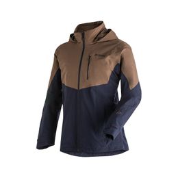 Maier Sports Damen Outdoorjacke &raquo;Halny rec M&laquo; Herren Funktionsjacke, wasserdichte Regenjacke mit Kapuze, Wanderjacke blau 54