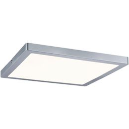 Paulmann LED Panel &raquo;Atria&laquo; 1 Stk. Warmwei&szlig; Atria eckig 300x300mm 16,5W 2.700K, 230 V, Kunststoff grau