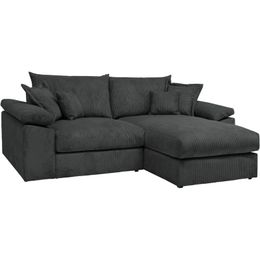 Home Affaire Ecksofa &raquo;Soft&Cosy XL L-Form, B: 246 cm - OTTO. Verl&auml;ssliche Qualit&auml;t.&laquo; Mega-Sofa, Cord oder Chenille-Struktur, mit Federkern & 4 