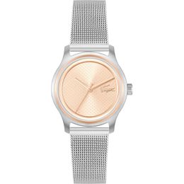 Lacoste Damen Quarzuhr &raquo;ELYSE&laquo; Armbanduhr, Damenuhr, Edelstahlarmband, analog silber