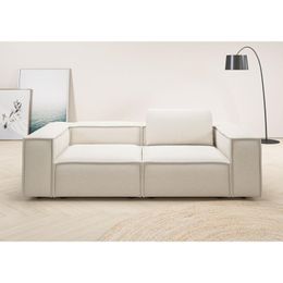 Home Affaire 2-Sitzer &raquo;Watertown, modernes Sofa 246 cm breit, auch in Feincord&laquo; stilvolles Sofa f&uuml;r 2 Personen mit extra breiter Sitzfl&auml;che wei&szlig; 96% 