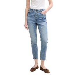 Tom Tailor Denim Damen Tom Tailor Denim 7/8-Jeans im Used-Look blau 28, N-Gr