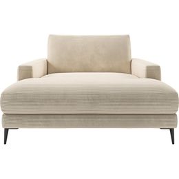 Home Affaire Chaiselongue &raquo;Downtown Loungem&ouml;bel zum Relaxen, B/T/H: 132/170/84 cm&laquo; auch in Boucl&eacute;, Cord und Easy care - leicht mir Wasser zu reinigen 