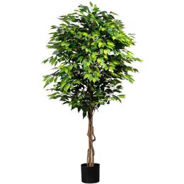 Creativ green Kunstpflanze &raquo;Ficus Benjamini&laquo; gr&uuml;n Kunststoff, Polyester