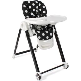 CHIC 4 BABY CHIC4BABY Hochstuhl &raquo;Aro, Dots black&laquo; () schwarz Kunststoff, Polyester