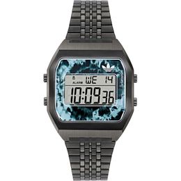 adidas originals Herren adidas originals Digitaluhr &raquo;DIGITAL TWO&laquo; Quarzuhr, Armbanduhr, Herrenuhr, Damenuhr, unisex, Edelstahlarmband schwarz