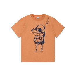 HUST & CLAIRE Hust & Claire T-Shirt 'Andi' Jungen Gr&ouml;&szlig;e 122 dunkelorange / schwarz