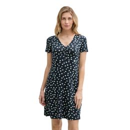 Tom Tailor Damen Tom Tailor Sommerkleid mit All-Over Print gr&uuml;n 44, N-Gr