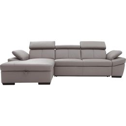 exxpo - sofa fashion Ecksofa &raquo;Salerno, Funktionssofa, Breite 280cm, hoher Sitzkomfort, L-Form&laquo; inkl. Kopf- und Armteilverstellung, wahlweise mit 