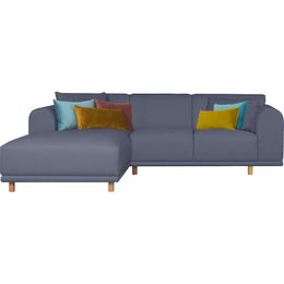 OTTO home Ecksofa &raquo;Maroon L-Form&laquo; in skandinavischem Design, mit losen Kissen blau Struktur (100% Polyester);Struktur grob ( 100% POLYPROPYLEN;