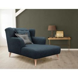 Home Affaire Loveseat &raquo;Baggio Kuschel Mega Lounge Big Sessel&laquo; blau 92% Polyester, 8% Nylon