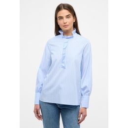 Eterna Damen Longbluse &raquo;LOOSE FIT&laquo; EASY IRON (b&uuml;gelleicht) blau 44