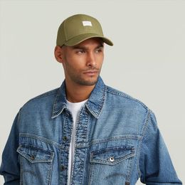 G-Star Raw G-Star Herren G-STAR Baseball Cap &raquo;Originals Baseball Cap&laquo; mit Label-Aufn&auml;her gr&uuml;n