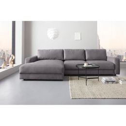 Home Affaire Ecksofa &raquo;Bloomfield, elegant, viel Platz, Mega Couch, Breite 303cm, L-Form&laquo; extra tiefe Sitzfl&auml;che, wahlweise mit Sitztiefenverstellung 