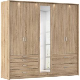 Rauch Dreht&uuml;renschrank &raquo;Kleiderschrank Schrank Garderobe W&auml;scheschrank WILDBERG&laquo; Breiten 230/275 cm, H&ouml;hen 212/231 cm, mit 6 Schubladen, obere 
