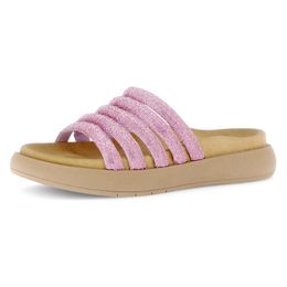 Gabor Damen Pantolette , Plateau, Sommerschuh, Schlappen mit Best Fitting-Ausstattung pink 39