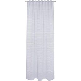 Tom Tailor HOME Vorhang &raquo;Natural Stripe&laquo; verdeckte Schlaufen 1 Stk. tlg. transparent blau Polyester