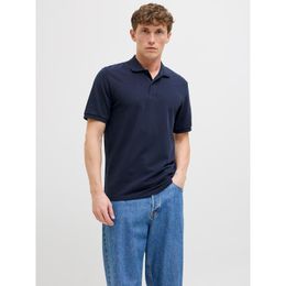 Jack & Jones Jack & Jones Herren Poloshirt &raquo;JJKANE POLO SS&laquo; Baumwollmischung, regular fit blau S