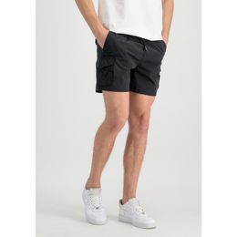 Alpha Industries Damen Sweatshorts &raquo;Nylon Cargo Jogger Short&laquo; schwarz XXL, Normalgr&ouml;&szlig;en