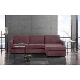 Home Affaire Schlafsofa &raquo;GOLDPOINT Ecksofa 264 cm, Liegefl&auml;che (140/200cm), L-Form,&laquo; Bettfunktion, Bonell-Federkernmatratze und Dauerschl&auml;fer-Funktion