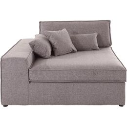 OTTO home Sofaelement &raquo;Enid&laquo; als Teil eines Modulsofas, fester Sitzkomfort grau Baumwollmix (60% Baumwolle/40% Leinen);Struktur fein (100% Polyester);