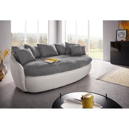 COTTA Big-Sofa &raquo;Aruba&laquo; gem&uuml;tliches Megasofa in XXL in organischer Form mit vielen Kissen Luxus-Microfaser (100% Polyester); Microfaser-Feinstruktur (