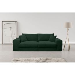 WERK2 Big-Sofa &raquo;Rozzana Mega Sofa mit viel Platz, aktuelle Bez&uuml;ge. Breite 246cm&laquo; mit losen R&uuml;ckenkissen, gem&uuml;tlich, in Cord, Breitcord und Pl&uuml;sch 