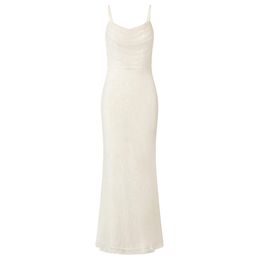 Apart Abendkleid Damen Gr&ouml;&szlig;e 44 creme Winterkleid