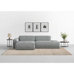 Trendmanufaktur Ecksofa &raquo;Braga, mit hochwertigem Kaltschaum, L-Form, in Cord erh&auml;ltlich&laquo; modernes Sofa, Couch mit hohem Sitzkomfort, 275/72/160 cm (B/