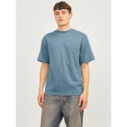 Jack & Jones Jack & Jones Herren Rundhalsshirt &raquo;JJEURBAN EDGE TEE SS O-NECK NOOS&laquo; mit Rundhalsausschnitt blau XS