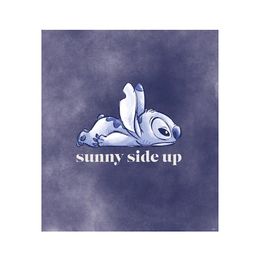 Komar Bild &raquo;Stitch Sunny Side Up&laquo; Disney 1 Stk. tlg. Wandbild zur Dekoration im Kinderzimmer - ohne Rahmen lila Holz, Papier