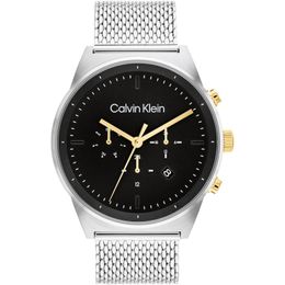 Calvin Klein Herren Multifunktionsuhr &raquo;TIMELESS&laquo; Quarzuhr, Armbanduhr, Herrenuhr, Datum, Edelstahlarmband silber