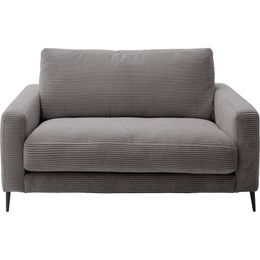 Home Affaire 1,5-Sitzer &raquo;Downtown B/T/H: 152/105/84 cm&laquo; weicher Sitzkomfort, Cord, gem&uuml;tliches Loungem&ouml;bel zum Relaxen grau 88% Polyester, 12% 