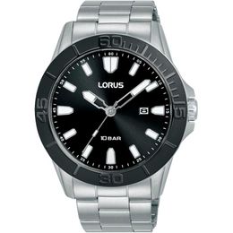 Lorus Herren Lorus Quarzuhr Armbanduhr, Herrenuhr, Datum silber