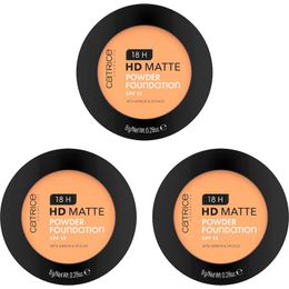 Catrice Damen Puder &raquo;18H HD Matte Powder Foundation&laquo; mit mattiertem Effekt beige