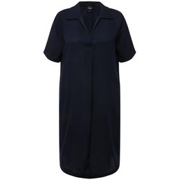 Ulla Popken Kleid Damen Gr&ouml;&szlig;e 46/48 marine Winterkleid