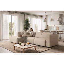 OTTO home Ecksofa &raquo;Merid L-Form, B: 295 cm - OTTO. Verl&auml;ssliche Qualit&auml;t.&laquo; jederzeit durch Module erweiterbar grau 100% Polyester
