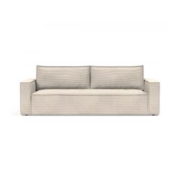 INNOVATION LIVING 3-Sitzer &raquo;Newilla Schlafsofa, Cord oder Boucle-Bezug, bequem, inkl. Bettfunktion&laquo; 10cm Pocket Spring Komfort, gro&szlig;er Stauraum, 