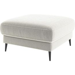 Home Affaire Polsterhocker &raquo;Downtown&laquo; passend zur Serie, auch in Cord silber 100% Polyester