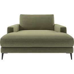 Home Affaire Chaiselongue &raquo;Downtown Loungem&ouml;bel zum Relaxen, B/T/H: 132/170/84 cm&laquo; auch in Boucl&eacute;, Cord und Easy care - leicht mir Wasser zu reinigen 