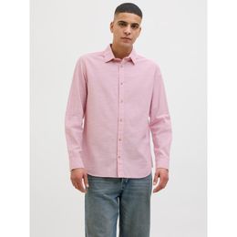 Jack & Jones Jack & Jones Herren Langarmhemd &raquo;JJESUMMER SHIRT LS SN&laquo; mit Hemdkragen pink M, N-Gr