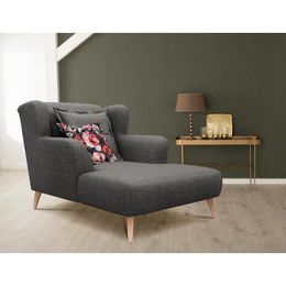 Home Affaire Loveseat &raquo;Baggio Kuschel Mega Lounge Big Sessel&laquo; schwarz 100% Polyester