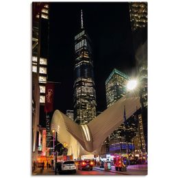 Artland Leinwandbild &raquo;World Trade Center New York&laquo; Amerika 1 Stk. tlg. auf Holzrahmen gespannt bunt Leinwand