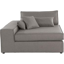 OTTO home Sofaelement &raquo;Enid&laquo; als Teil eines Modulsofas, fester Sitzkomfort beige Baumwollmix (60% Baumwolle/40% Leinen);Struktur fein (100% Polyester)