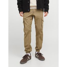 Jack & Jones Jack & Jones Herren Cargohose &raquo;JPSTPAUL JJFLAKE CARGO NOOS&laquo; Baumwollmischung, regular fit braun 29, L&auml;nge 30