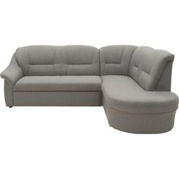 DOMO collection Ecksofa &raquo;Faenza f&uuml;r kleine R&auml;ume, Stellma&szlig;e 232x176cm, komfortabel, L-Form&laquo; mit Ottomane, zeitlos, elegante Armlehnen, wahlweise mit 