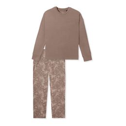 Schiesser Pyjama ' Selected Premium ' Damen Gr&ouml;&szlig;e M beige Winterkleid
