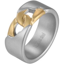 Firetti Fingerring &raquo;Schmuck Geschenk Edelstahl Ring Damen Herren Panzerkette Vintage&laquo; gold