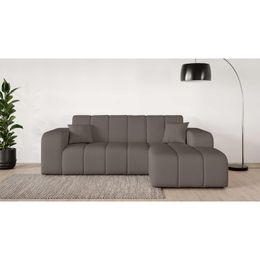 OTTO home Ecksofa &raquo;CASSY L-Form, Schlafsofa mit Bettkasten, Ma&szlig;e B/T/H: 245/165/88 cm&laquo; mit 2 R&uuml;ckenkissen, Recamiere rechts oder links bestellbar 