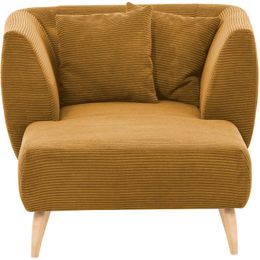 Home Affaire Loveseat &raquo;Colori&laquo; gold 100% Polyester